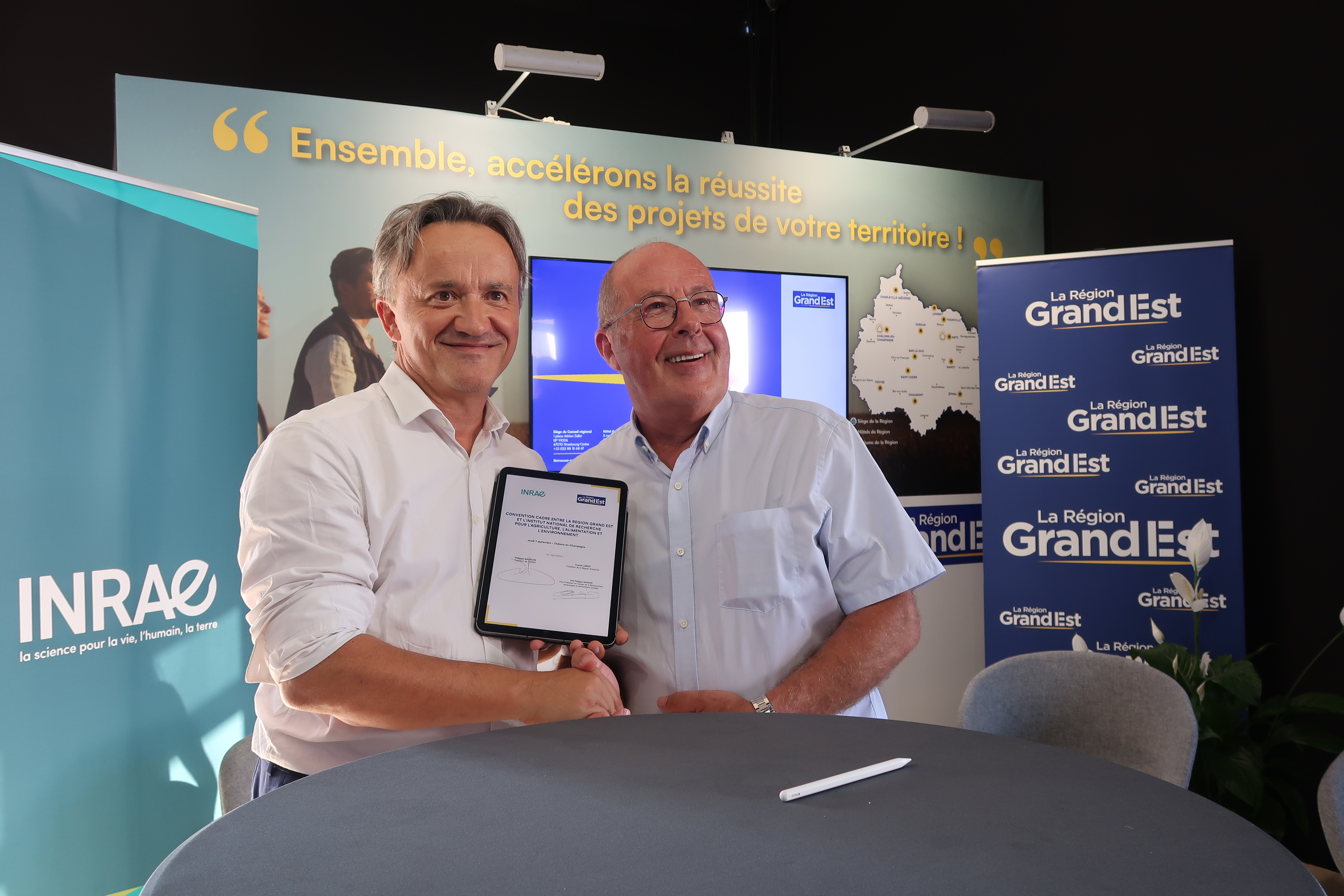 La Région Grand Est et INRAE signent un premier accord-cadre au service ...