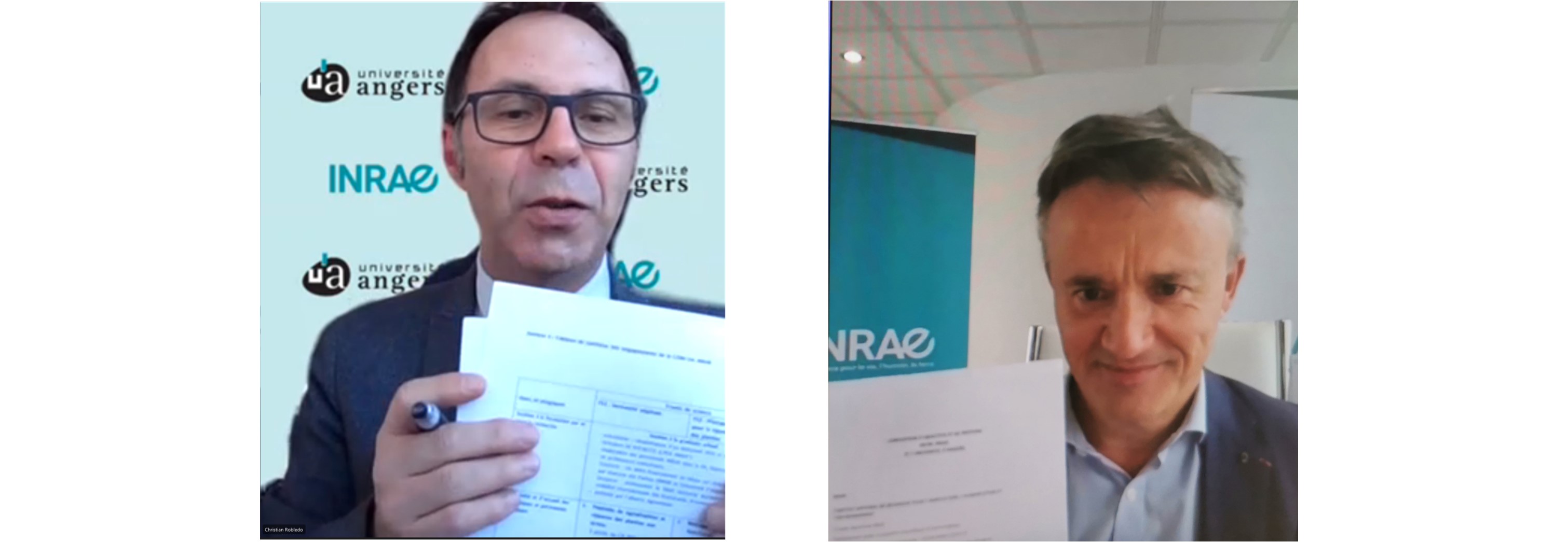 Signature d’une convention d’objectifs et de moyens entre INRAE et l ...