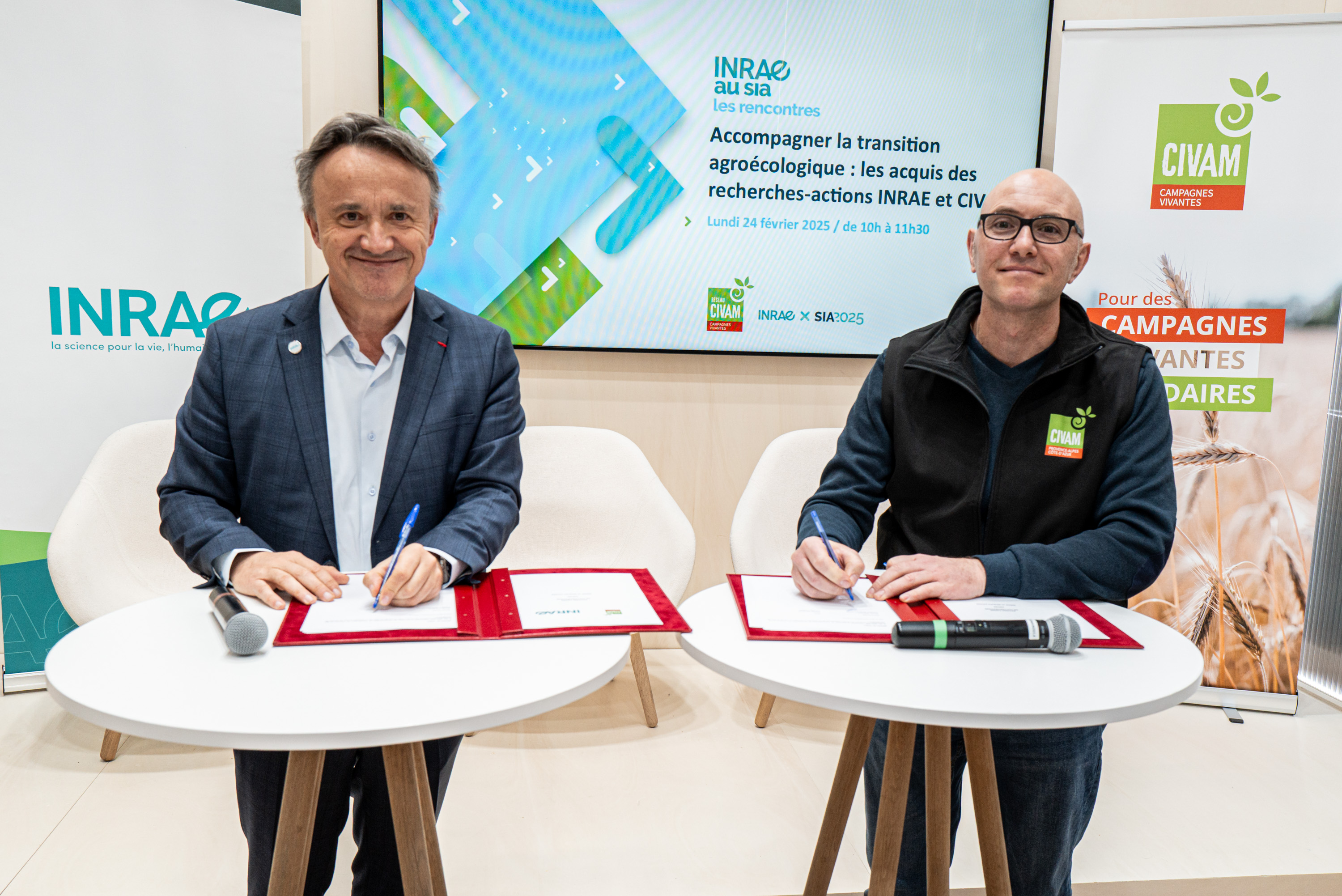 Partenariat renouvelé entre INRAE et les CIVAM au service de la transition agroécologique | INRAE