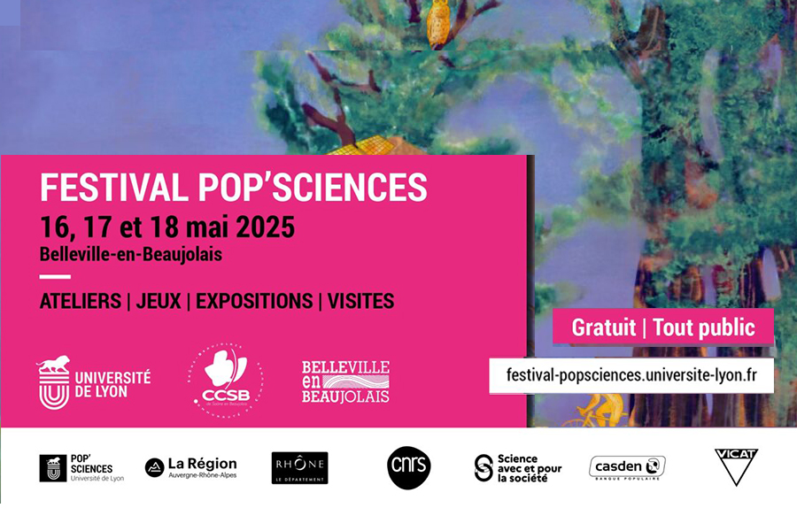 Venez découvrir le Festival Pop'Sciences 2025 ! | INRAE
